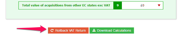 VAT returns - what does rolled back mean? - support - QuickFile