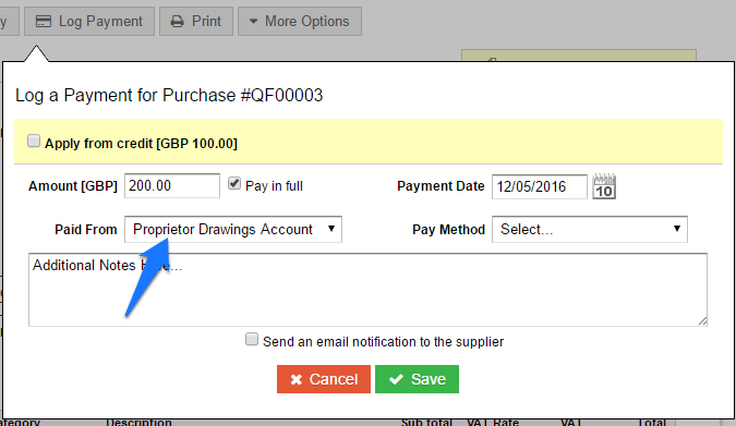 Personal purchase made from business account in error - accounting ...