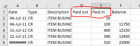 HSBC change to CSV Format (March 2019) - support - QuickFile