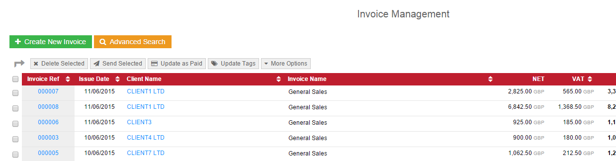 How do I delete a sales invoice - support - QuickFile
