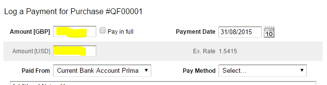 Invoice in USD but payment in GBP how do I log this? - accounting ...