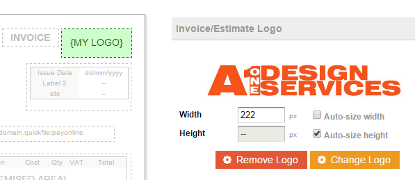 Customising your invoice design - Invoicing - QuickFile