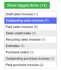 Projects in QuickFile - Reporting - QuickFile